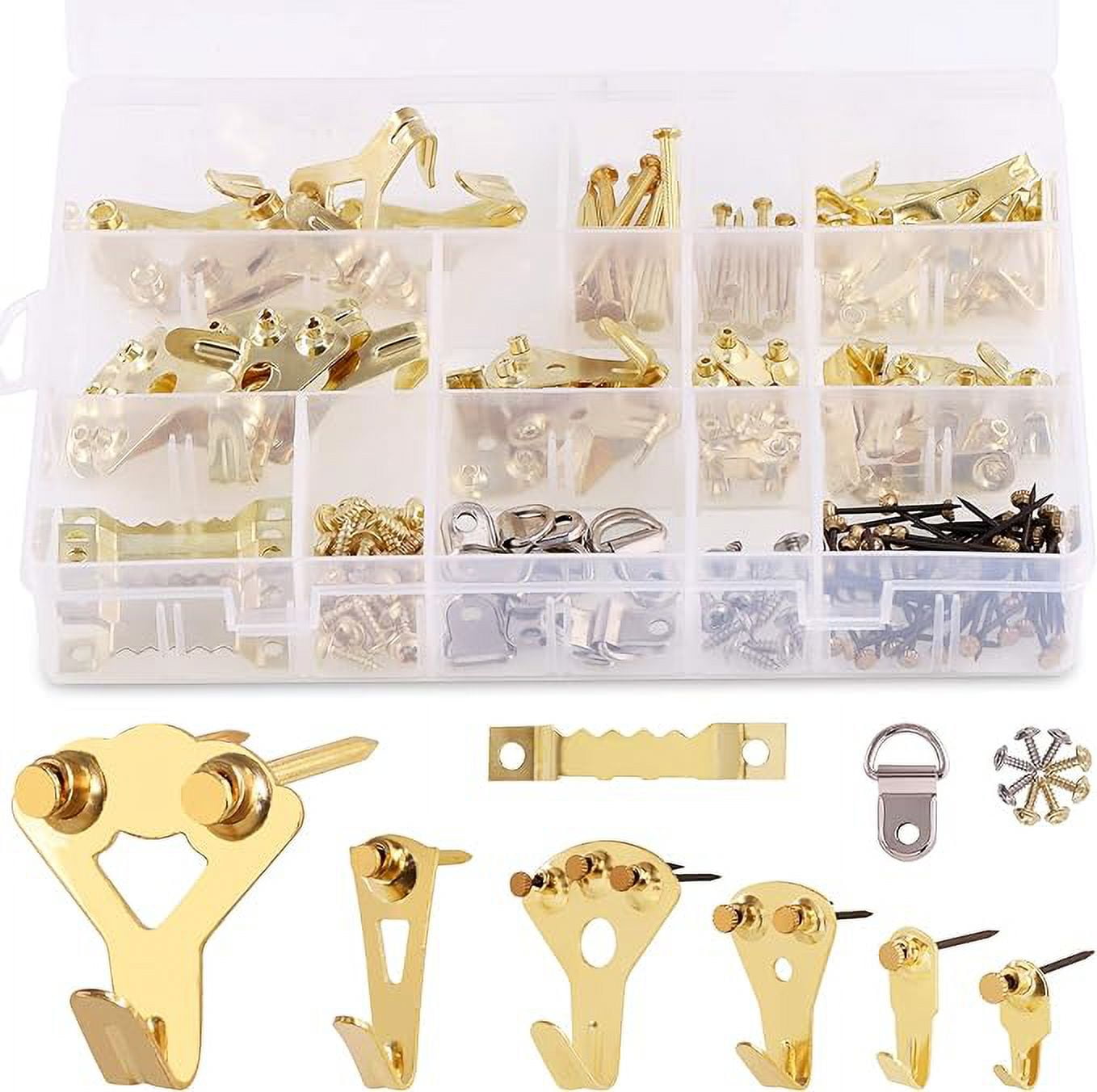 Hilitchi Picture Hangers, 160-Pcs Professional Frame Hanging Picture ...