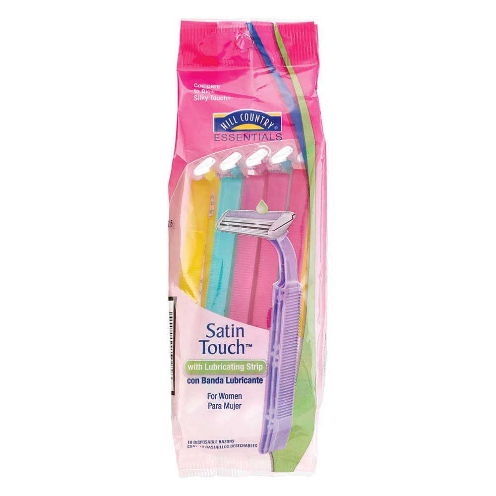 Hill Country Essentials Satin Touch with Lubricating Strip Disposable ...