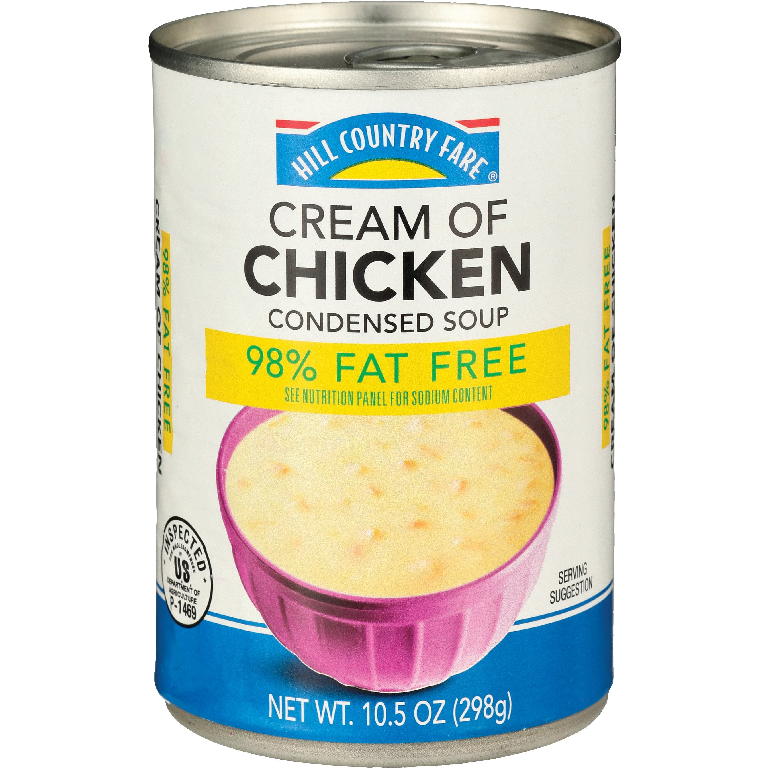 Hill Country Fare 98% Fat-Free Cream of Chicken Condensed Soup - 10.5 ...