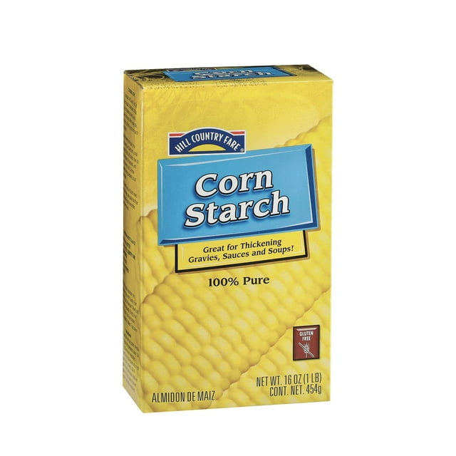 Hill Country Fare Corn Starch 1 lb box. 4 pack bundle. Gravies, sauces ...