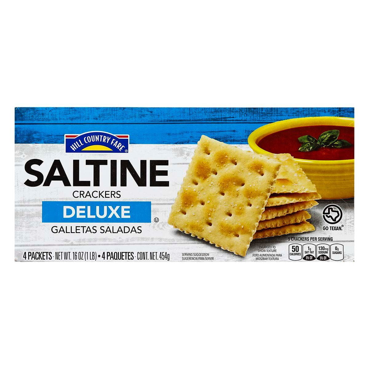 Hill Country Fare Deluxe Saltine Crackers - 16 oz Package May Vary ...