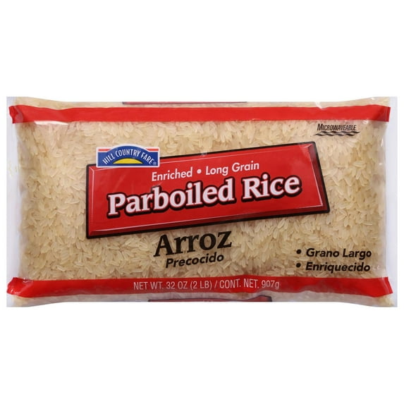Hill Country Fare Enriched Long Grain Parboiled Rice 2 lbs - Walmart.com