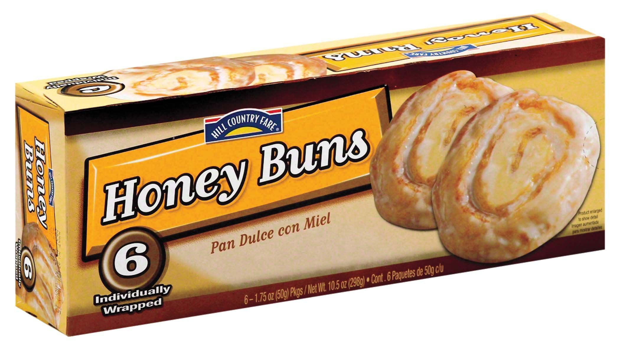 Hill Country Fare Honey Buns - 6 ct Package May Vary - Walmart.com