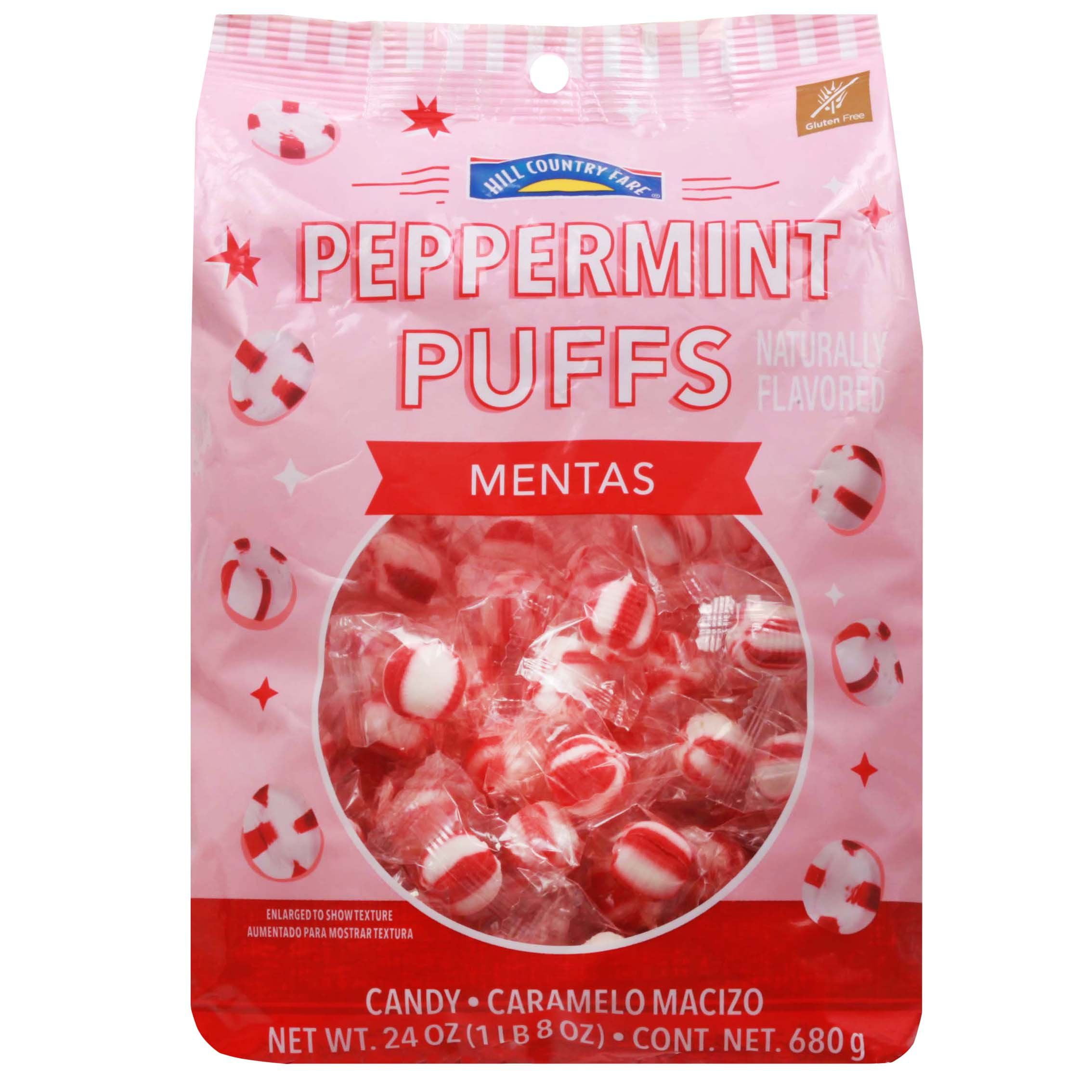 Hill Country Fare Peppermint Puffs - 24 oz Package May Vary - Walmart.com