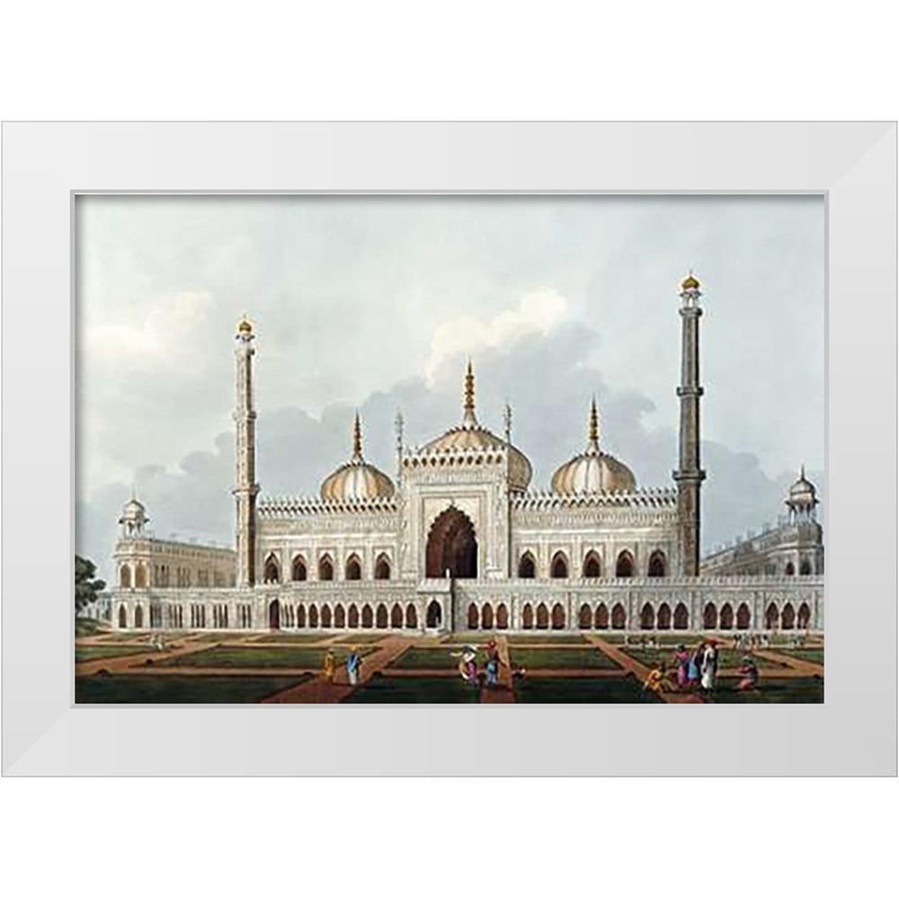 Hill, J. 14x11 White Modern Wood Framed Museum Art Print Titled ...