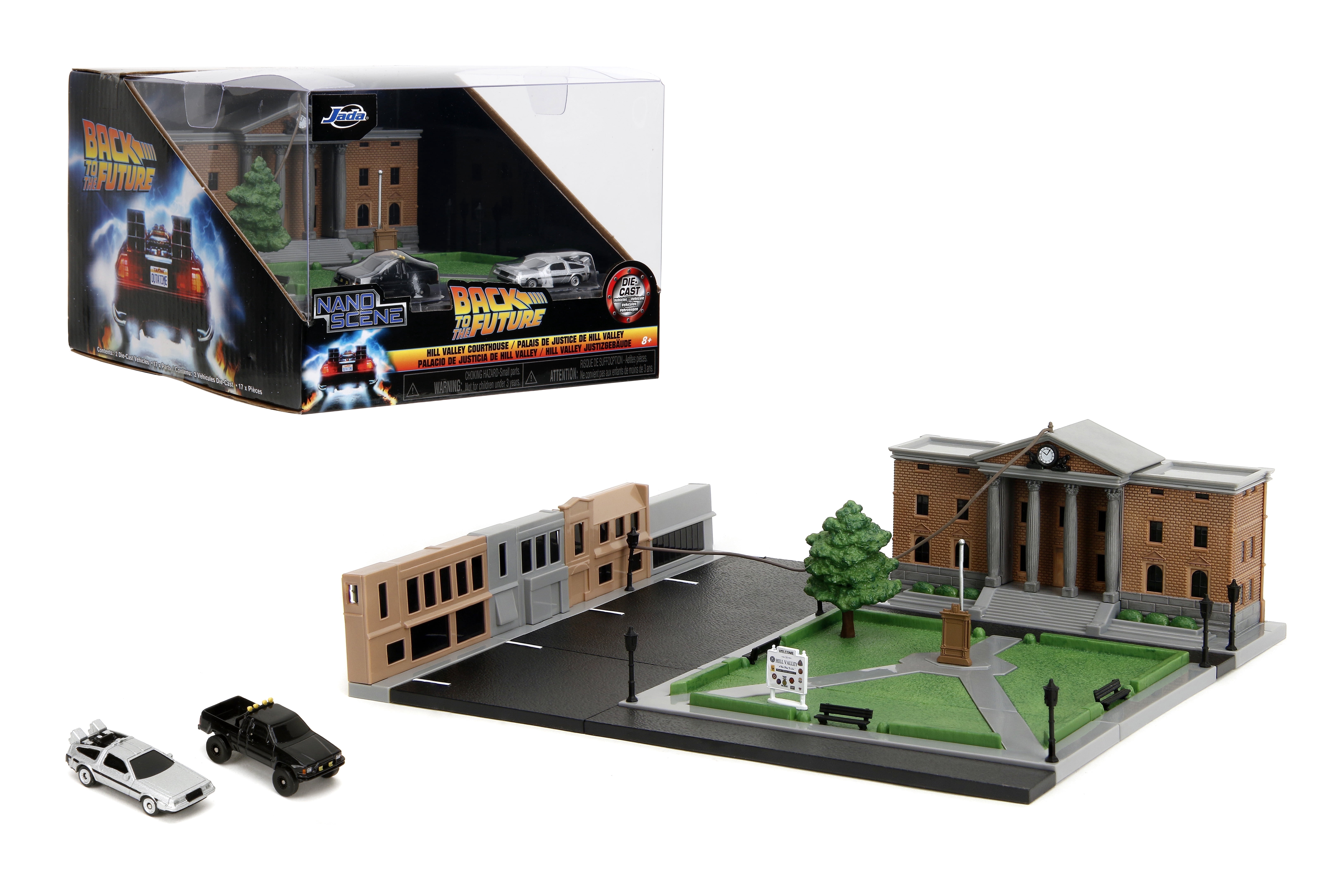 Jada Nanoscene Back To The Future Hill Valley Diorama + Vehicles ...