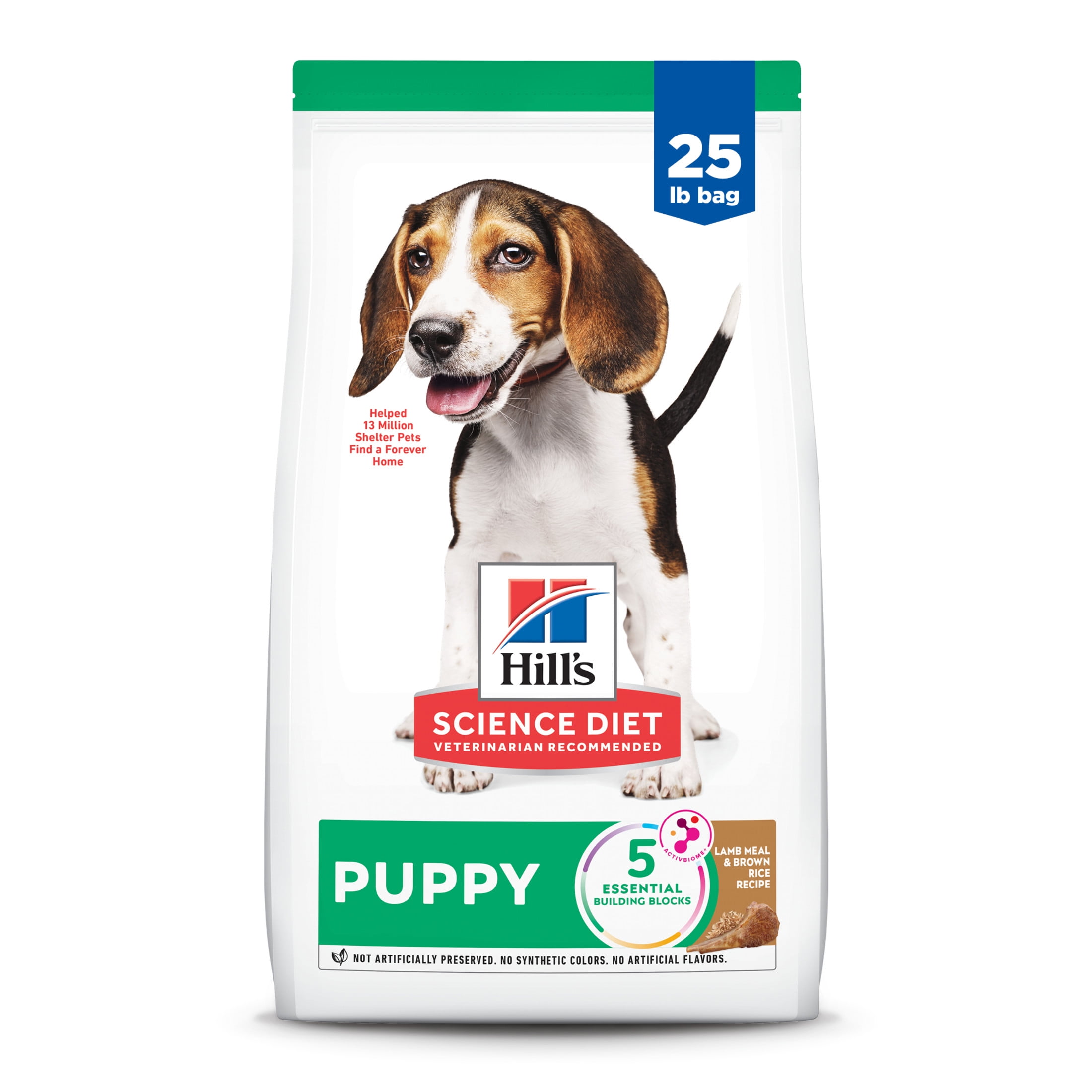 Hill's Science Diet Lamb & Brown Rice Dry Dog Food for Puppies, 25lb ...