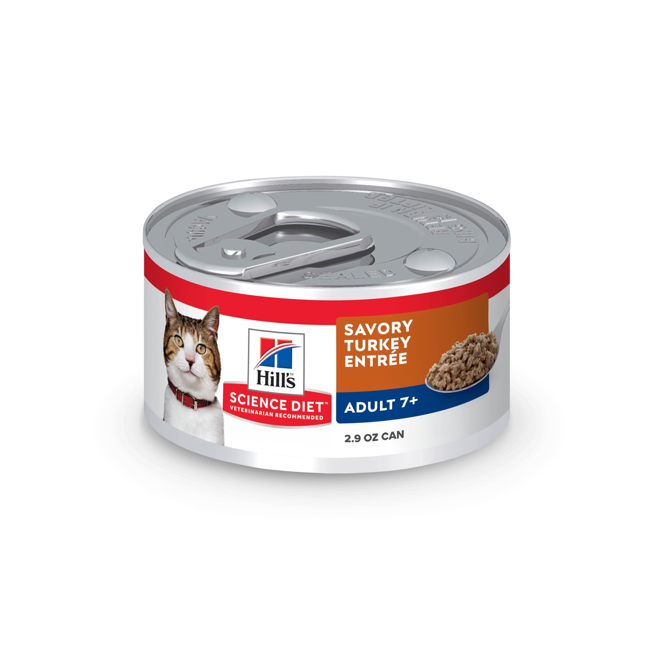 Hill's Science Diet Savory Turkey Wet Cat Food for 7+ Senior Cats, 2 ...