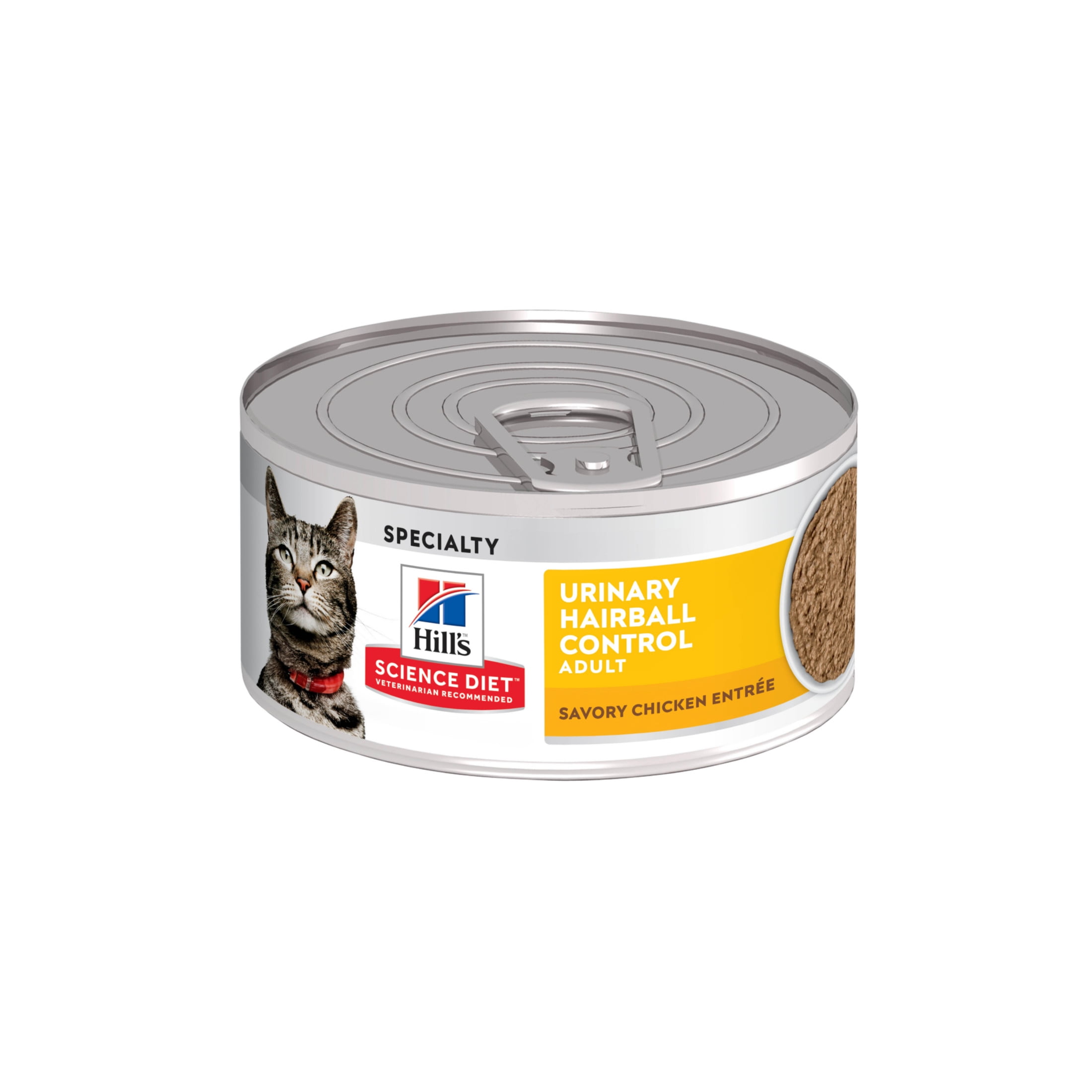 Hill's Science Diet Urinary & Hairball Control Savory Chicken Wet Cat ...