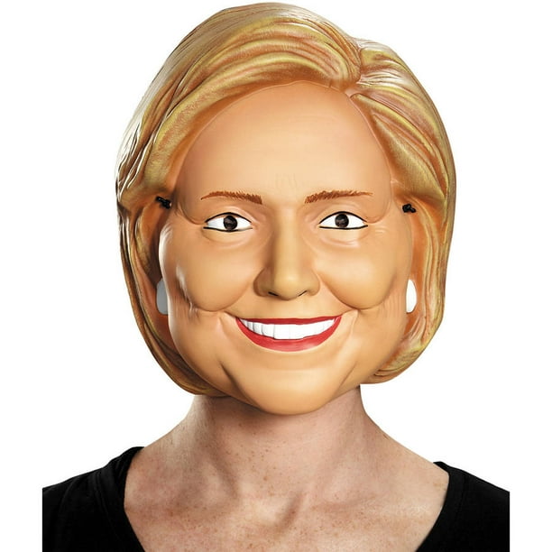 Hillary Clinton 1/2 Mask Adult Halloween Accessory - Walmart.com