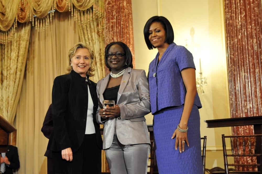 Hillary Clinton And Michelle Obama With International Women Of Courage ...