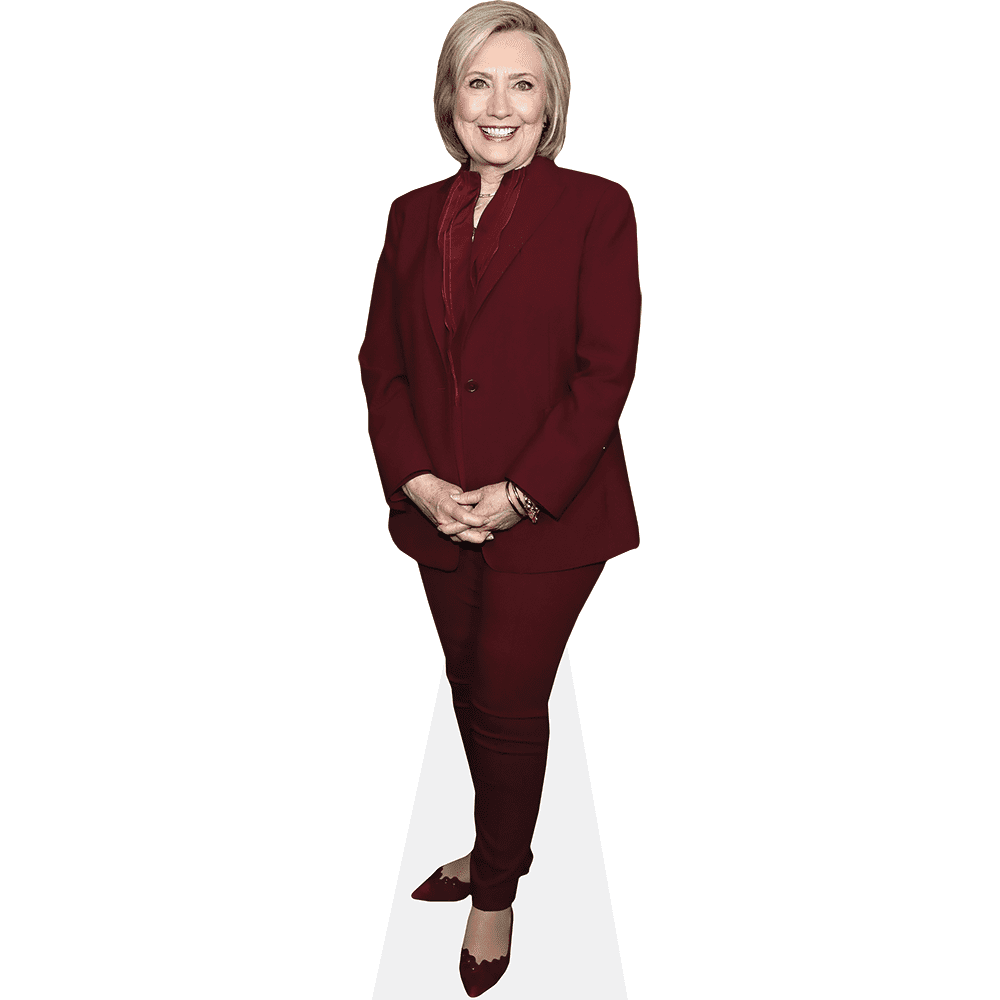 Hillary Clinton (Suit) Mini Cardboard Cutout Standee - Walmart.com
