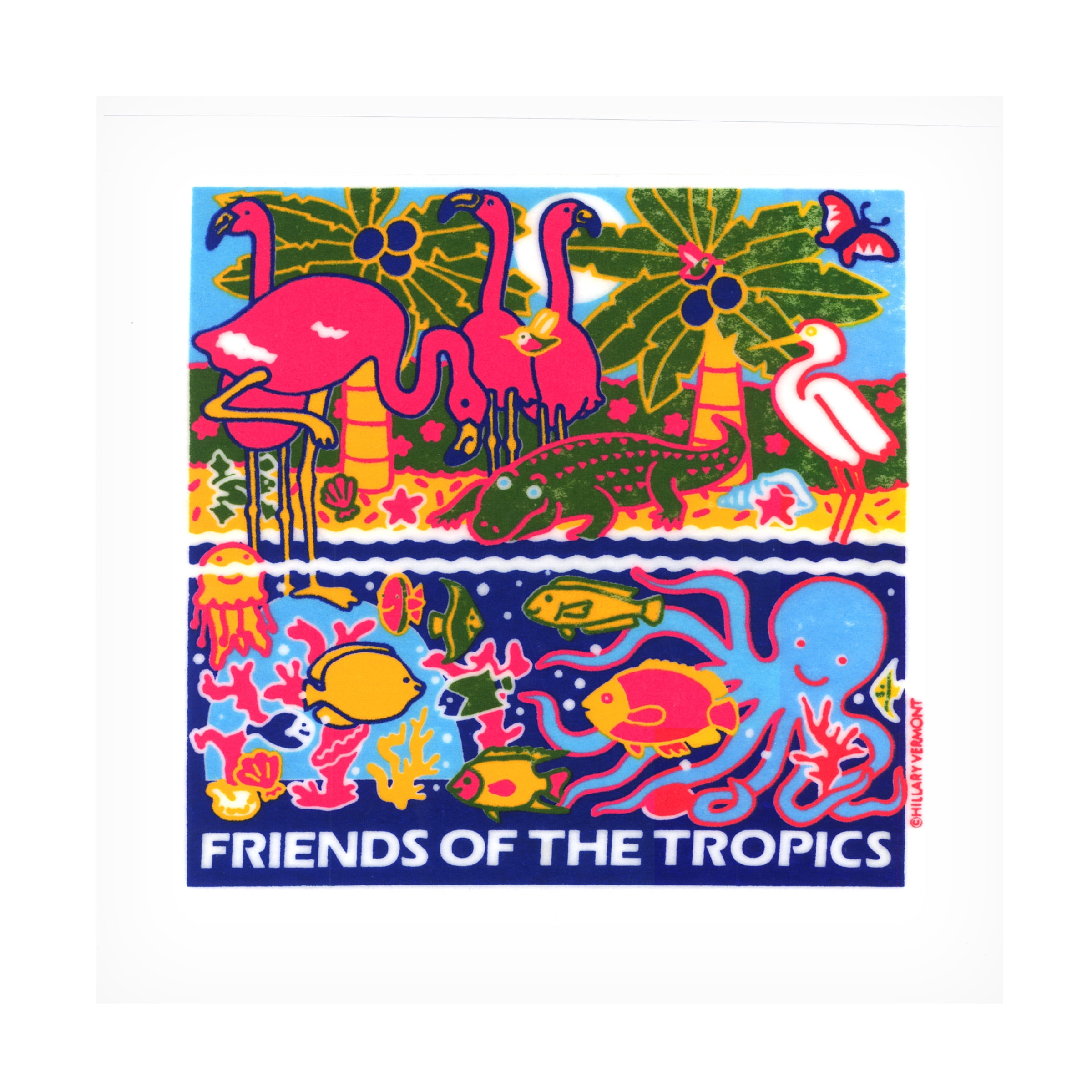 Hillary Vermont Pet Designs for Humans 'Friends Of The Tropics' Canvas ...