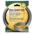 Hillman 0.101 - 0.106 in. Dia. x 100 ft. L Galvanized Steel 12 Ga. Wire ...