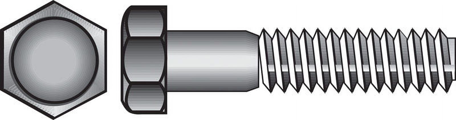 Hillman 1/4" Zinc Plated Steel Hex Bolt - Walmart.com