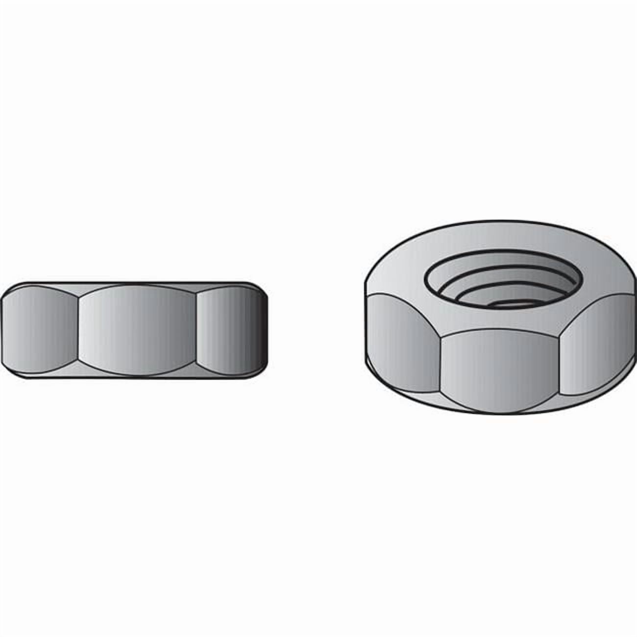 Hillman #12 24 tpi Grade 2 Zinc Hex Machine Screw Nut (100 Ct.) 140027 ...