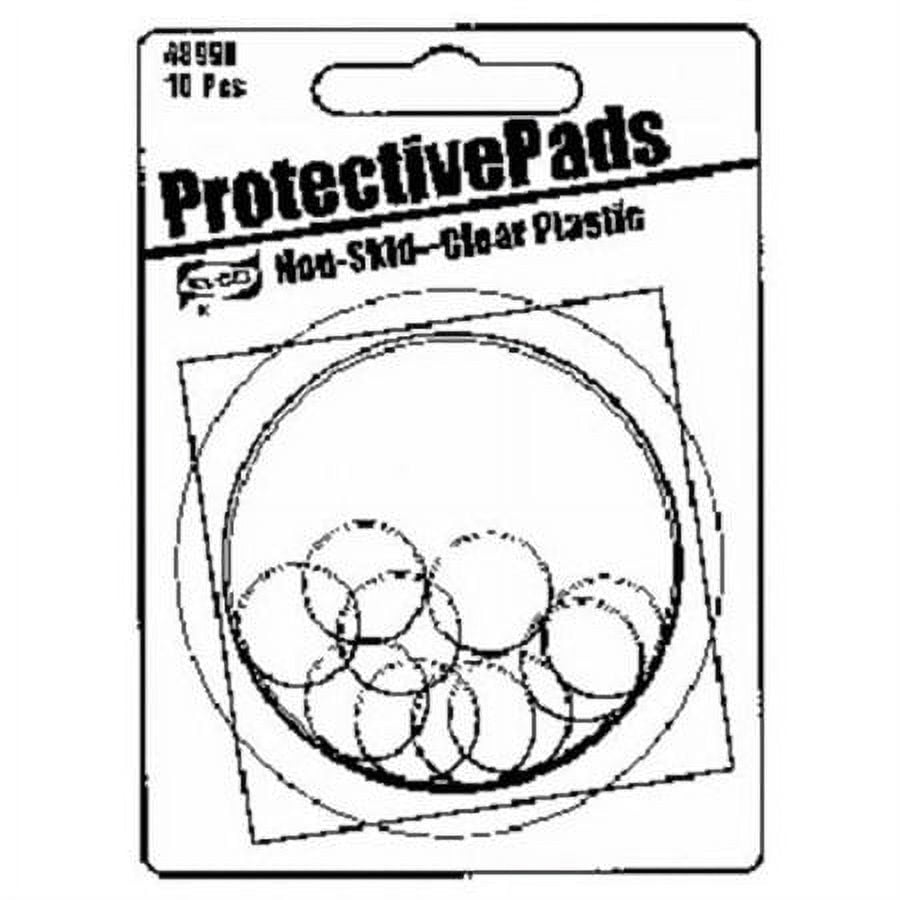 The Hillman Group 122285 Clear Plastic Non-Skid Discs, 10-Pack ...