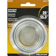 Hillman 50 ft. L Galvanized Steel 9 Ga. Wire - Walmart.com