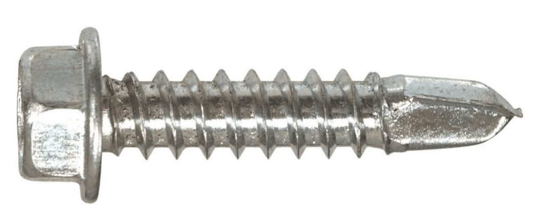 Hillman 41550 Zinc Hex Washer Head Self-Drilling Screw #10-16x3/4in ...