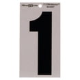 Hillman Group 844097 5 in. Black & Silver Reflective Mylar Square Cut ...