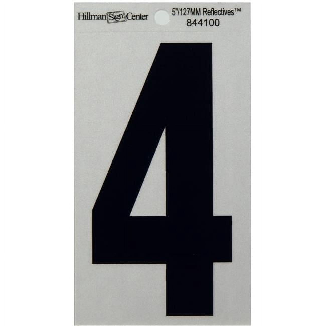 The Hillman Group 5-1/4-Inch Reflective Square-Cut Mylar, Black on ...