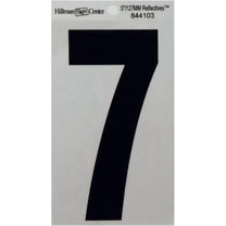 Hillman Group 844097 5 in. Black & Silver Reflective Mylar Square Cut ...