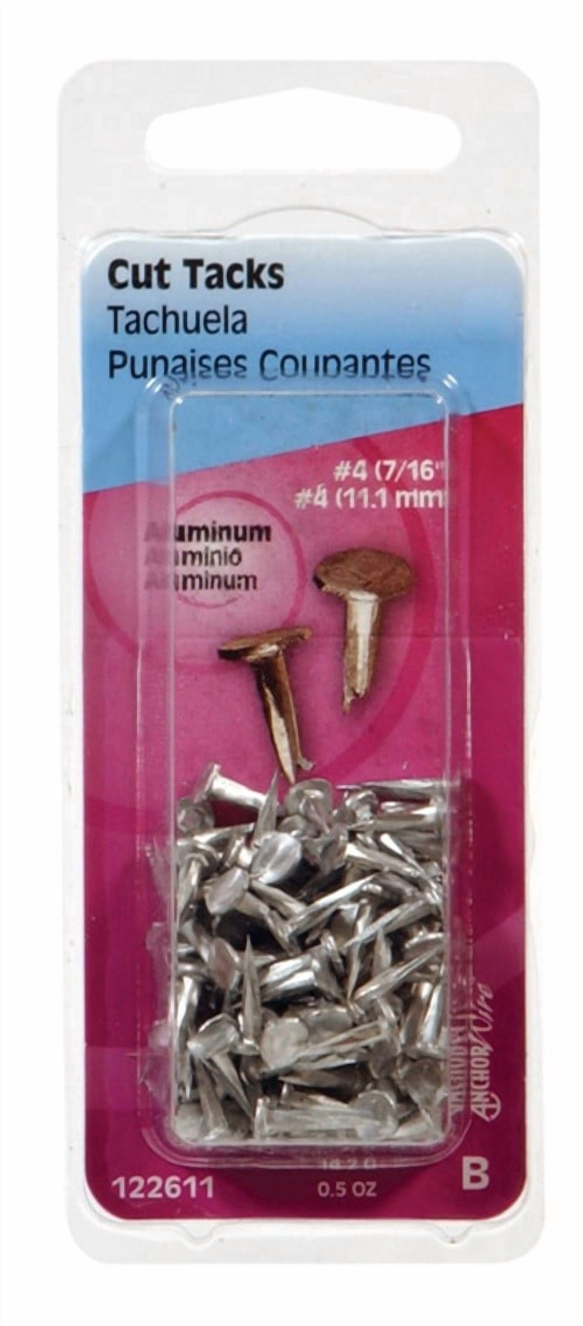 TACK CUT ALUM#6X1/2".5OZ - Walmart.com