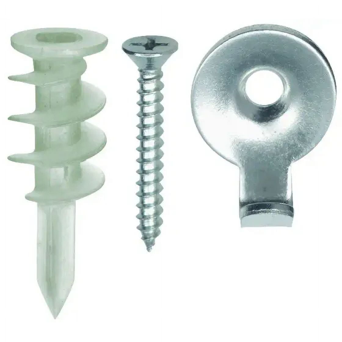 Hillman 534352 Ook Snap Screw Metal Wall Hangers With Threaded Drywall ...