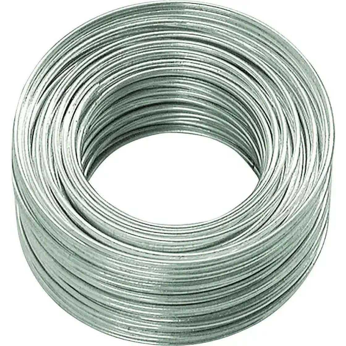 Hillman 534640 Ook Galvanized Steel Hobby Wire 18 Gauge 50 Foot 25 ...