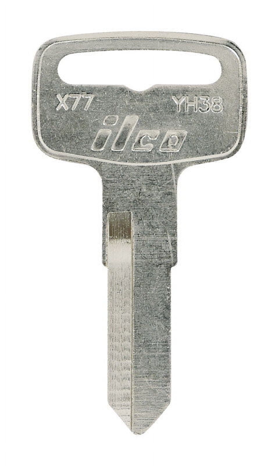 Hillman 5967773 Traditional Key Motorcyle Universal Key Blank for ...