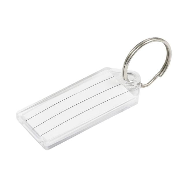 Hillman 5988522 Metal Silver Labeling & ID Key Ring - Pack of 50 ...