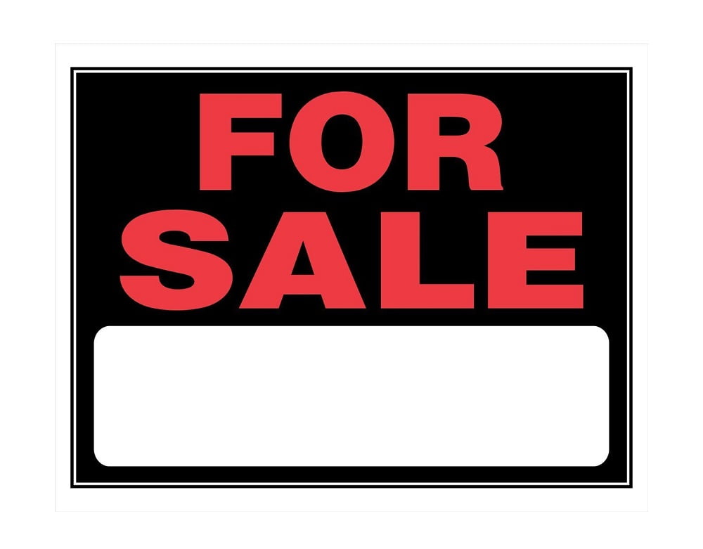 Hillman 839928 "For Sale" Weather-Resistant 8 Inch x 12 Inch Outdoor ...