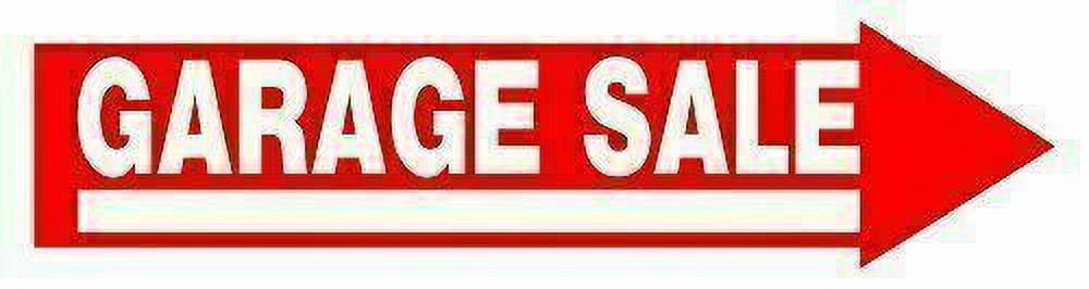 Hillman 842228 Garage Sale Arrow Sign with Space for Fill In includes H ...