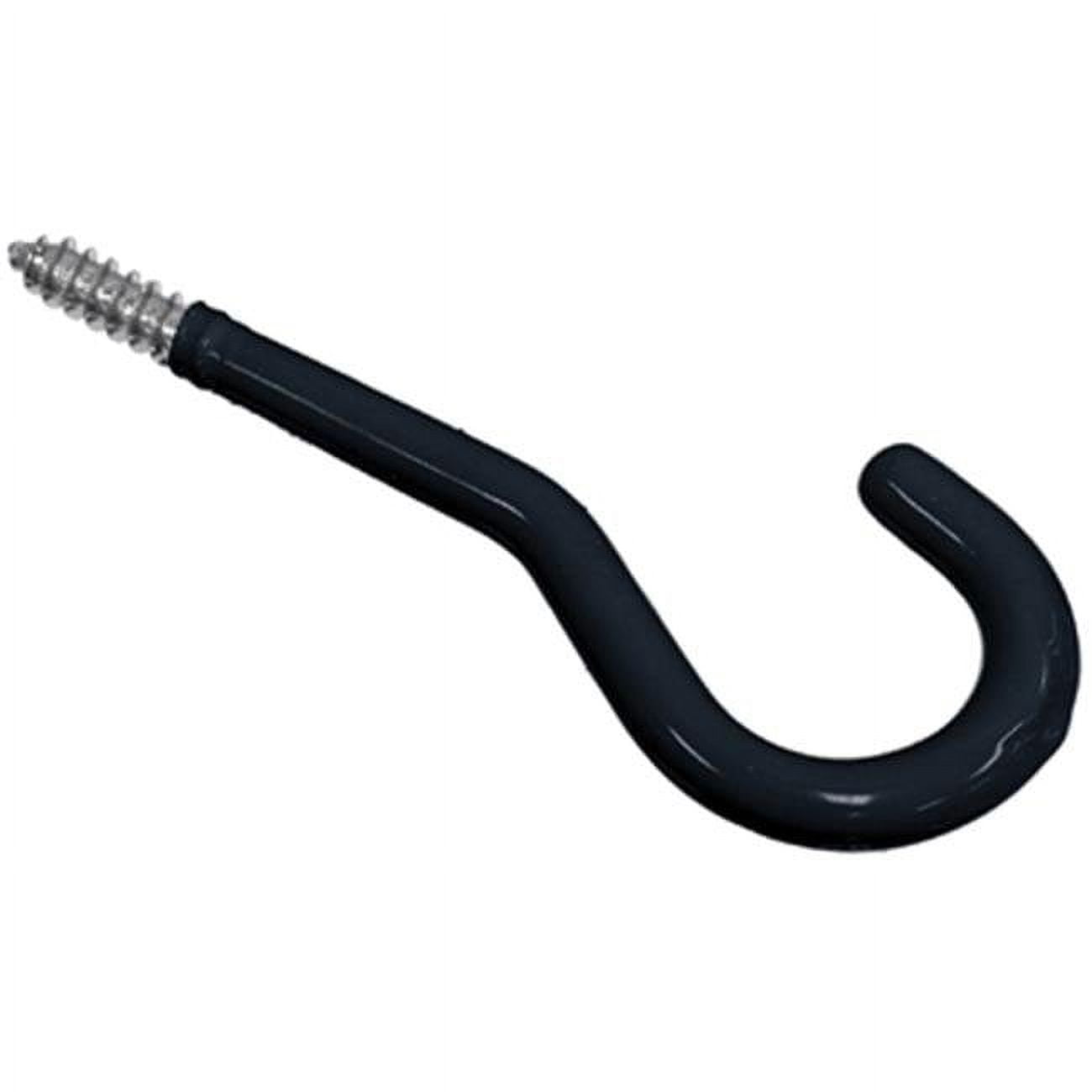 Hillman 851982 All Purpose Black Vinyl Coated Hook - Walmart.com