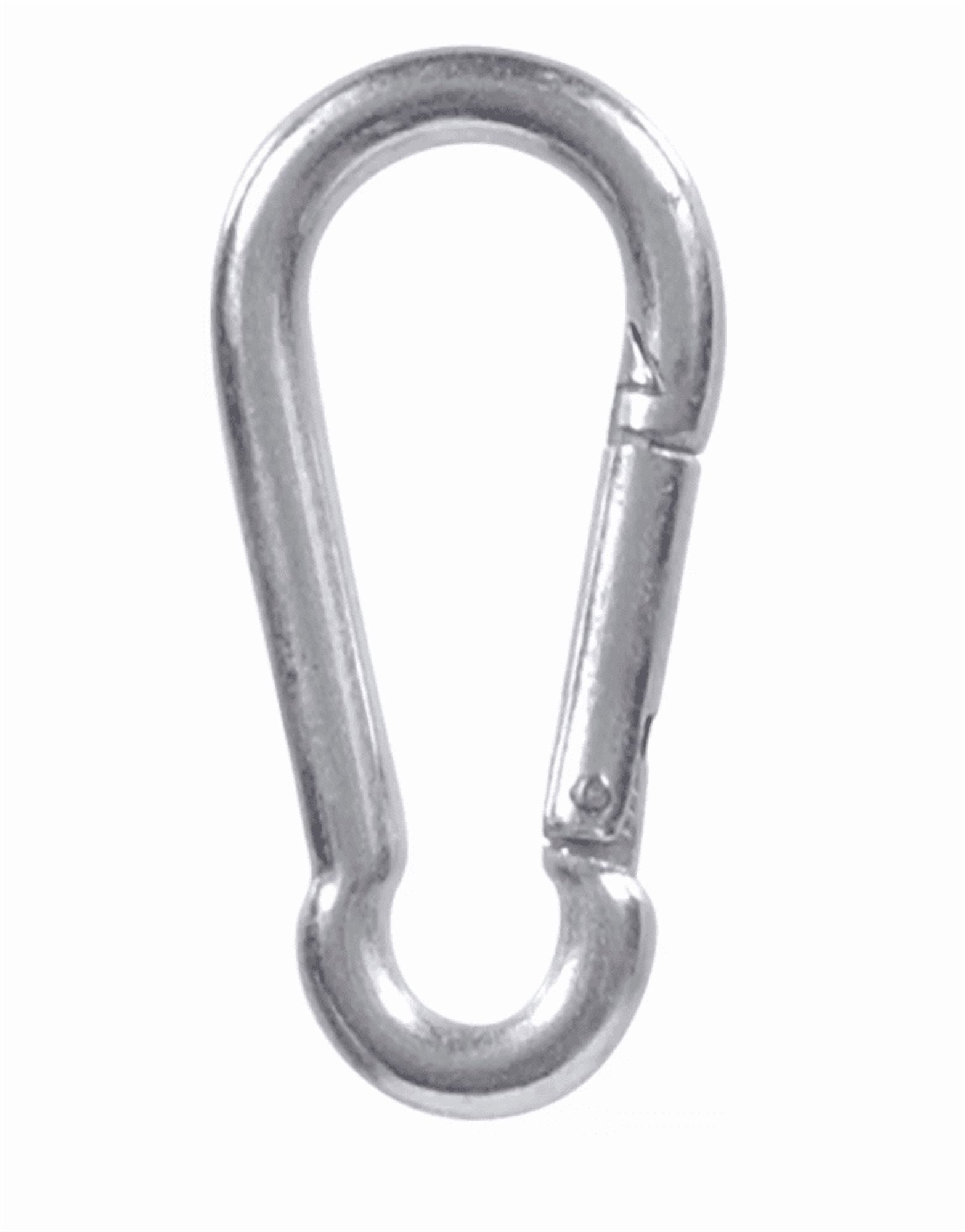 Hillman 853250 Pack of 6 Anodized Aluminum Safety Snap Link Hooks ...