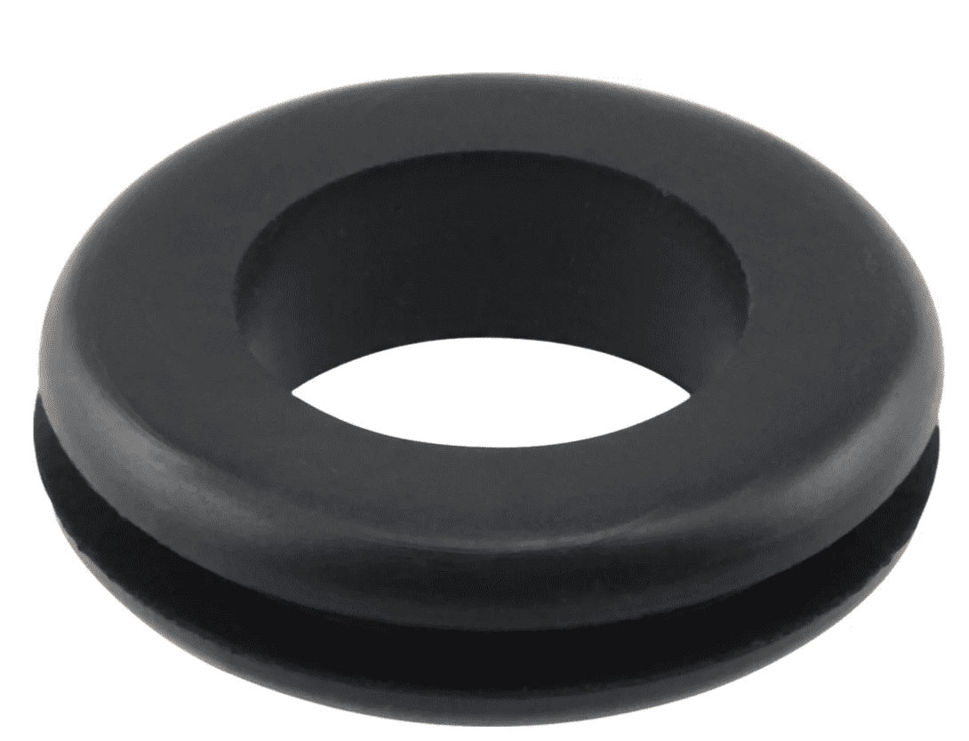 Hillman 881253 Thick Grooved Rubber Grommet, 1/4in. IDx9/16in. ODx1/4in ...