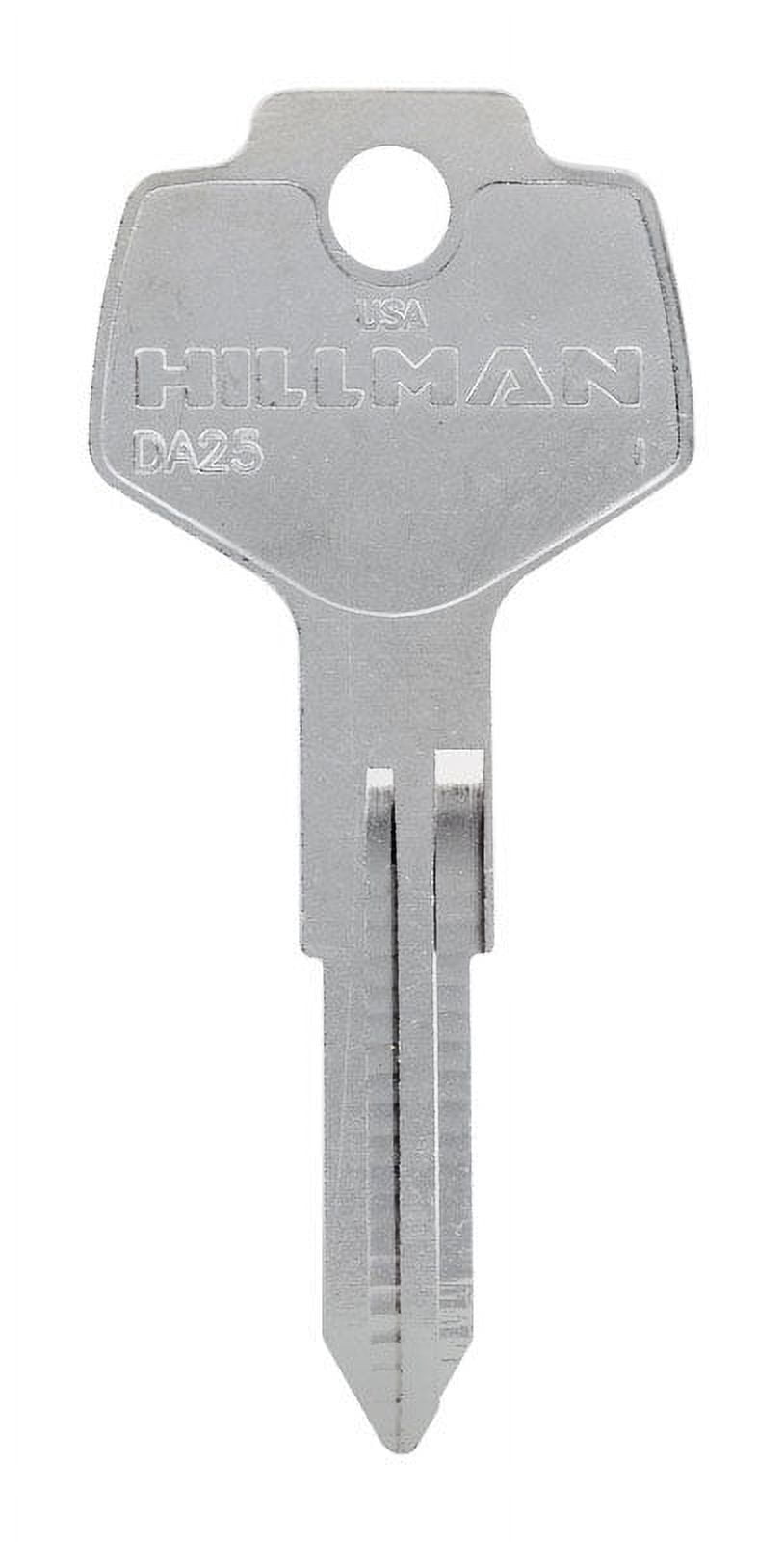 Hillman 5936968 Automotive DA25 & DA27-Double Sided Universal Key Blank ...