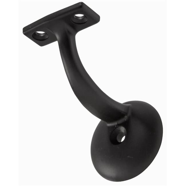 Hillman Builders Hardware Hand Rail Bracket, Matte Black - Walmart.com