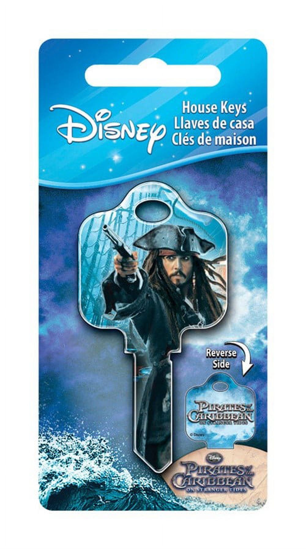 Hillman Disney Capt N Jack Sparrow House Key Blank 68 SC1 Single For ...
