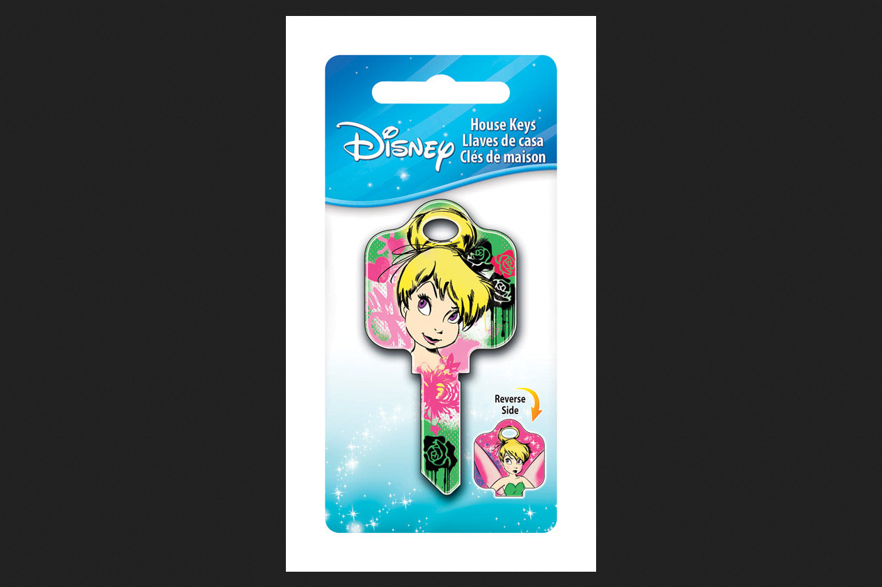 Hillman Disney Fairy House Key Blank 68 SC1 Single For Schlage Locks ...