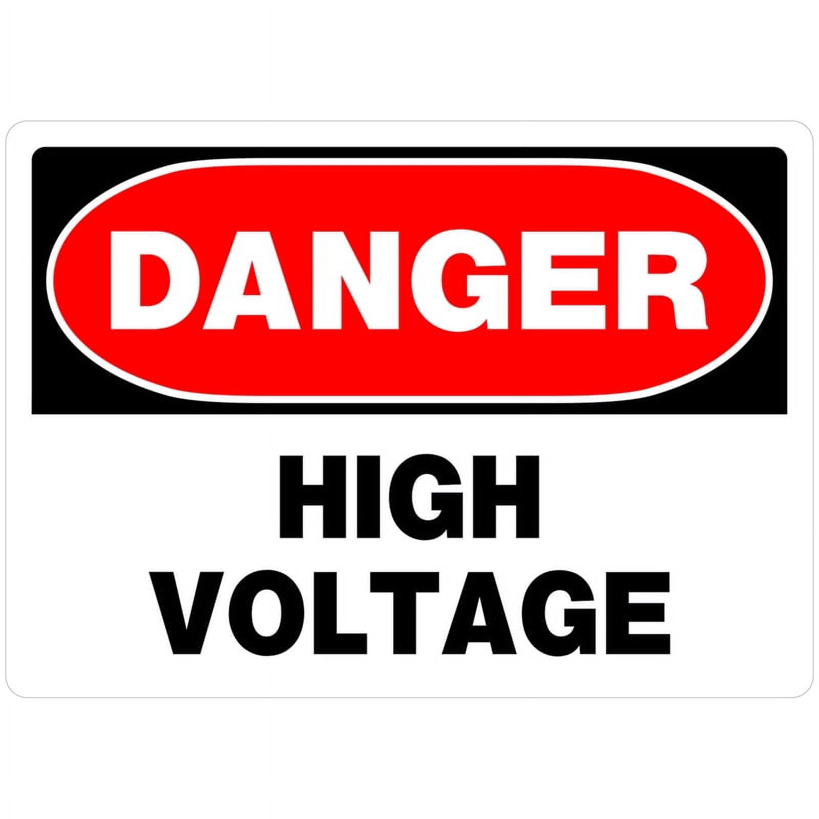 Hillman English White Danger Sign 10 in. H X 14 in. W - Walmart.com
