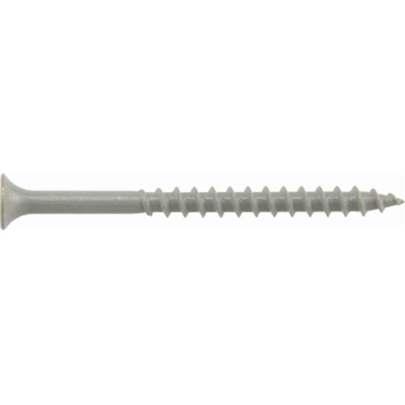 Hillman Fas-n-Tite 42606 3 in. x No. 10 Gray Ceramic Exterior Screws ...