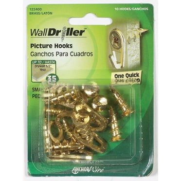 Hillman Fasteners 121122 Hard Wall Hangers- Large - 3 Pack - Walmart.com