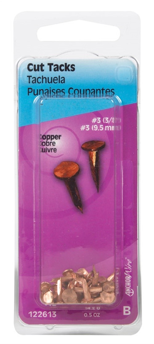 Hillman Fasteners 122613-N Copper Cut Tack, # 3 x 3/8'' - Walmart.com
