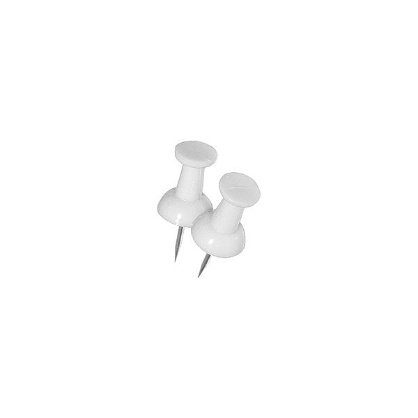 Hillman Fasteners 122641-N Plastic Push Pins White - Walmart.com