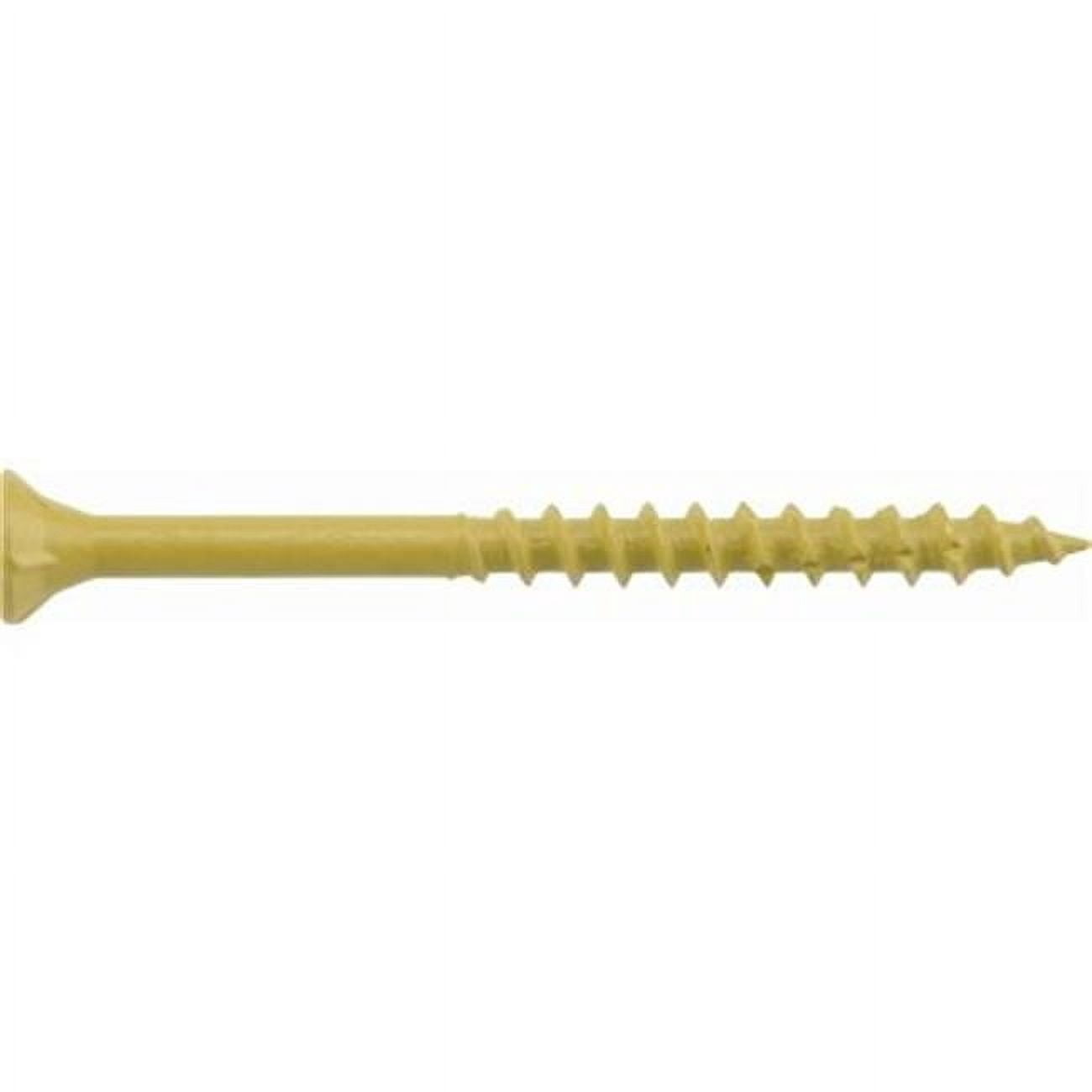 Hillman Fasteners 2 in. x 8 Deck Plus Tan Ceramic Exterior Screws, Pack ...
