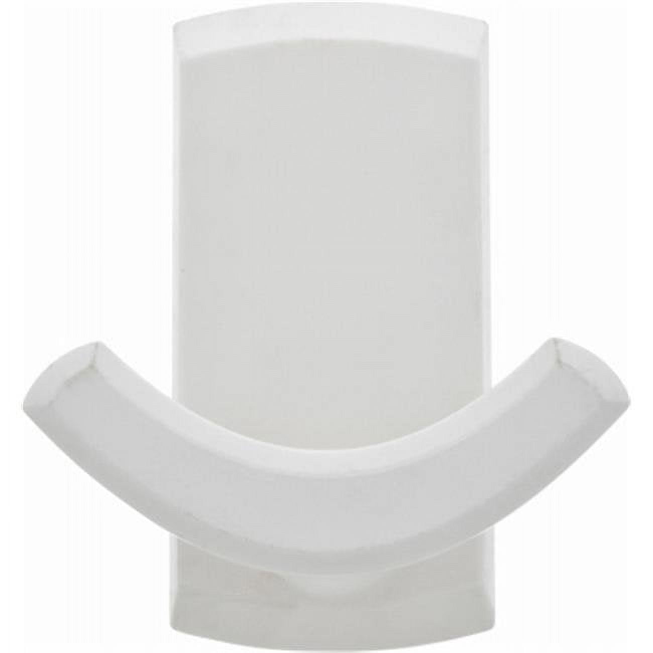 Hillman Fasteners 230031 20 lbs Double Plastic Hook, White - Walmart.com