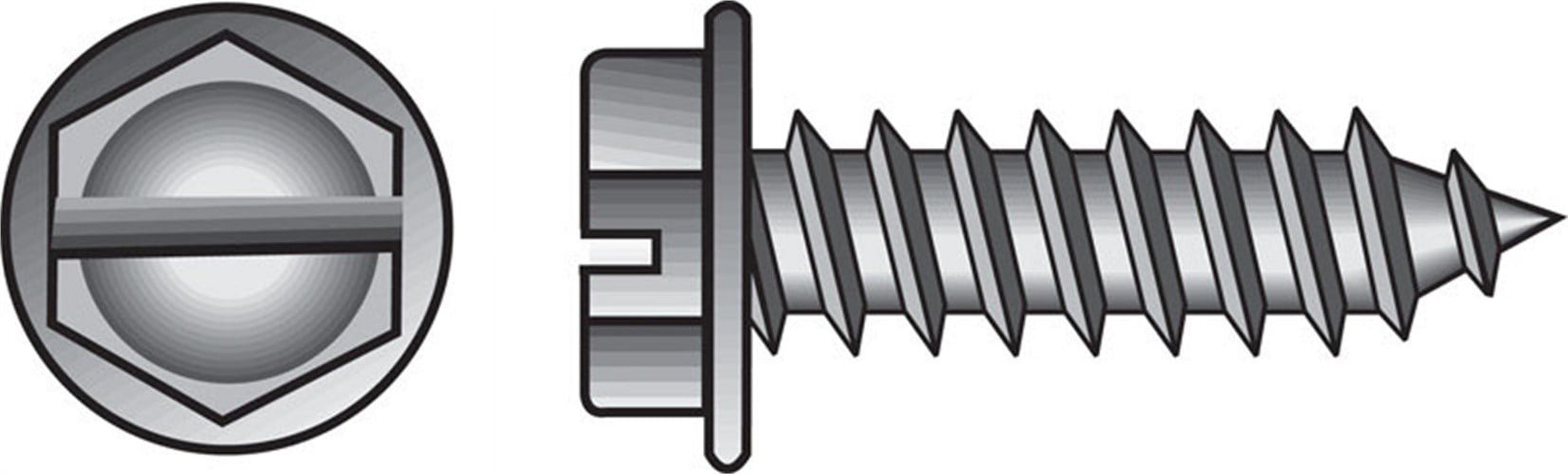 Hillman Fasteners 70301 Zinc Plated Sheet Metal Screws # 10 x 1-1/4 ...