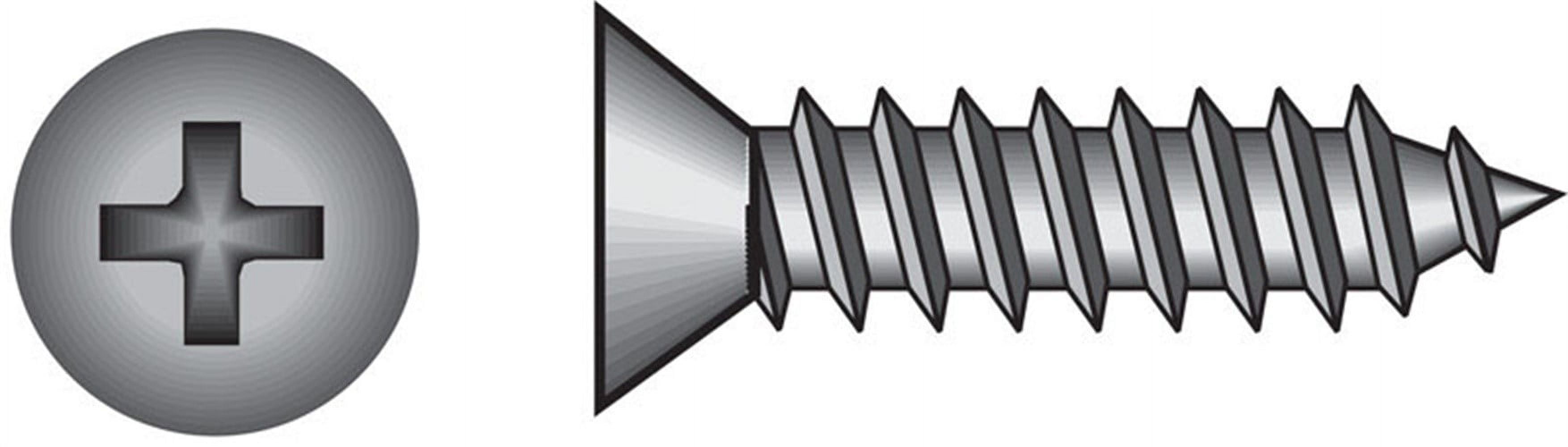 Hillman Fasteners 80165 Zinc Plated Sheet Metal Screws # 6 x 3/4" Box ...