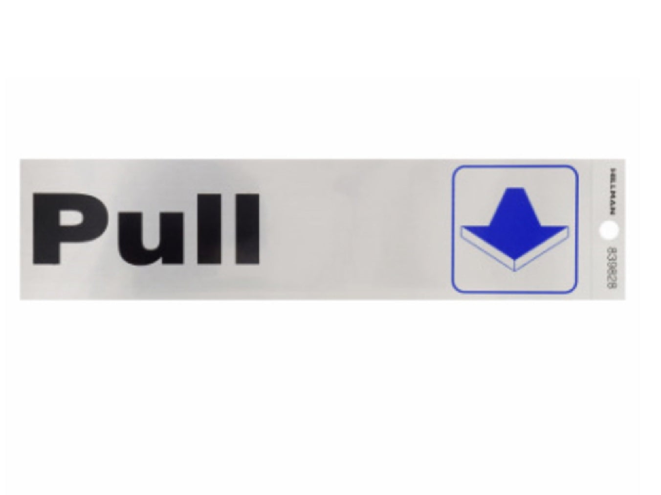 Hillman Fasteners 839828 Adhesive Pull Sign, 2 Inch x 8 Inch, Each ...